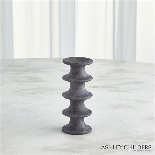 Ridge Candlesticks-Grey