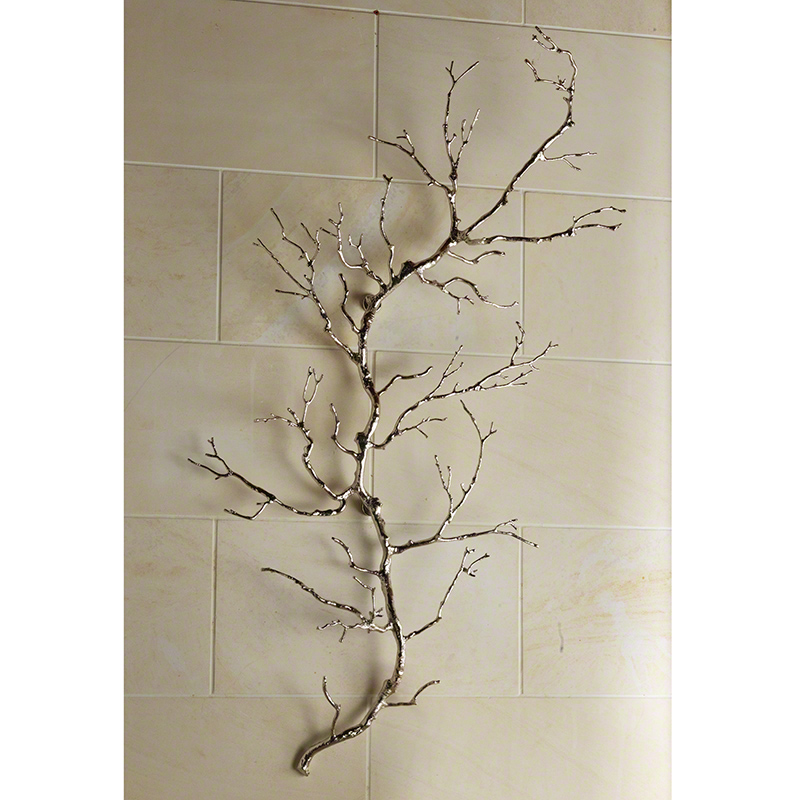 Black Metal Tree Branch Wall Decor With Gemstones - Wall Design Ideas Black Metal Tree Branch Wall Decor With Gemstones - Wall Design Ideas